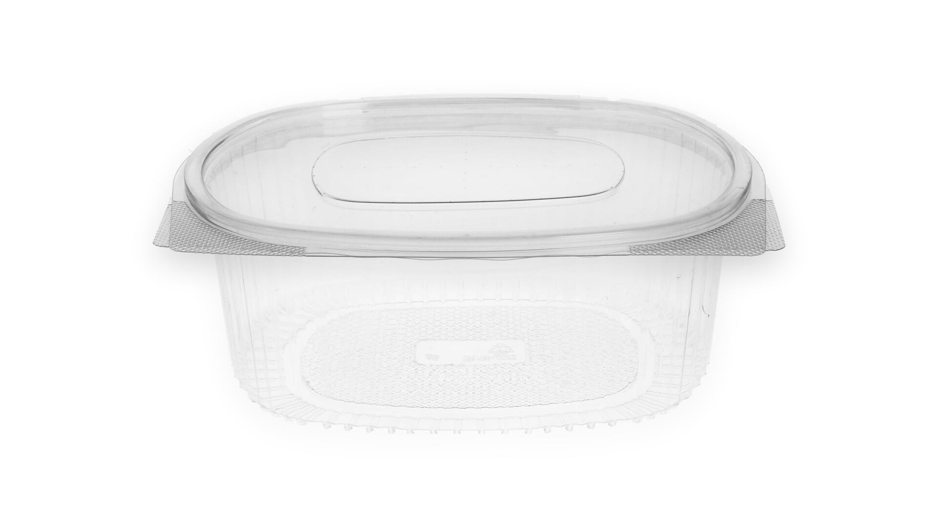 Klappbox 500 ml, RPET, 155 x 125 x 55 mm, transparent, VERIVE